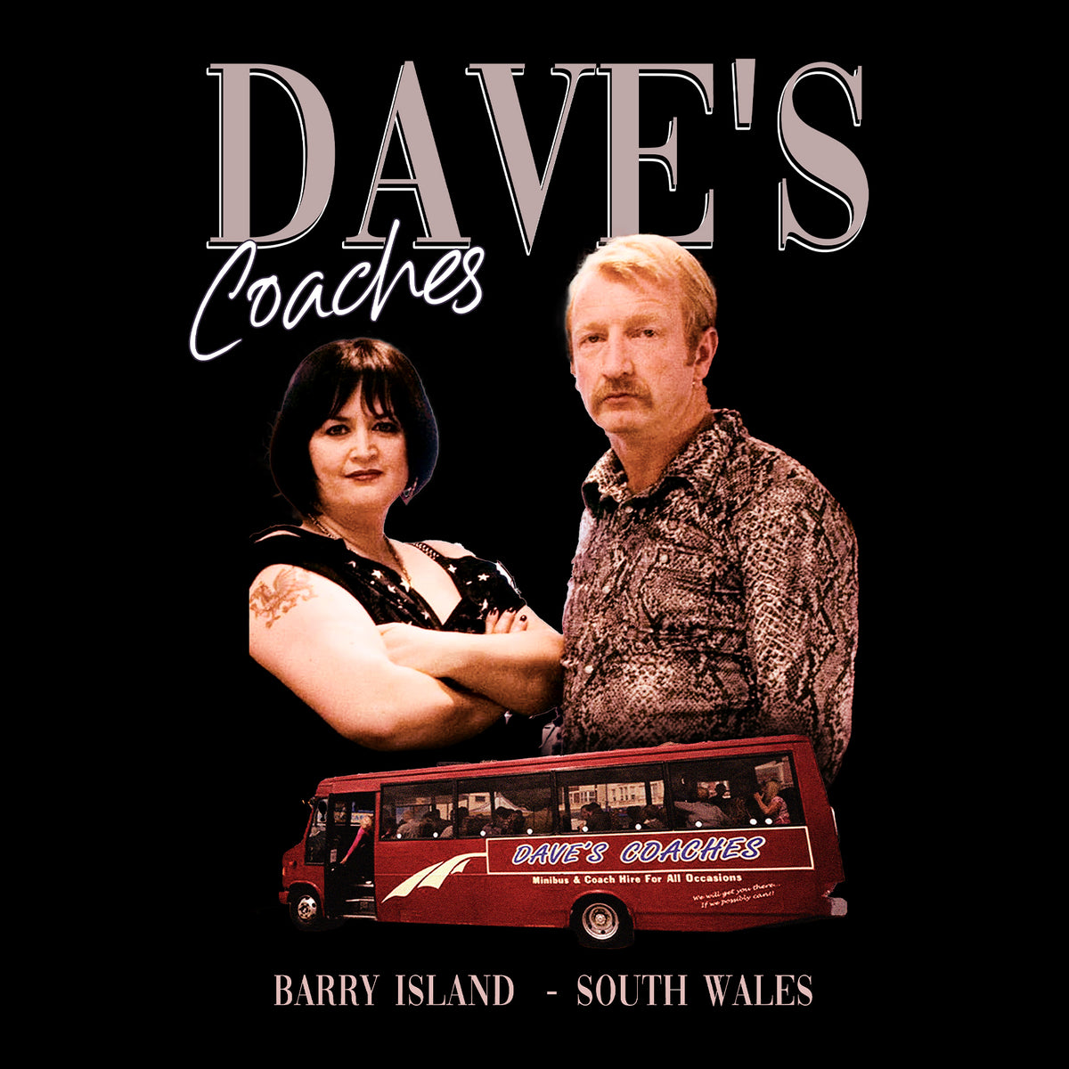 Dave's Coaches Unisex T-shirt – swazzdraws